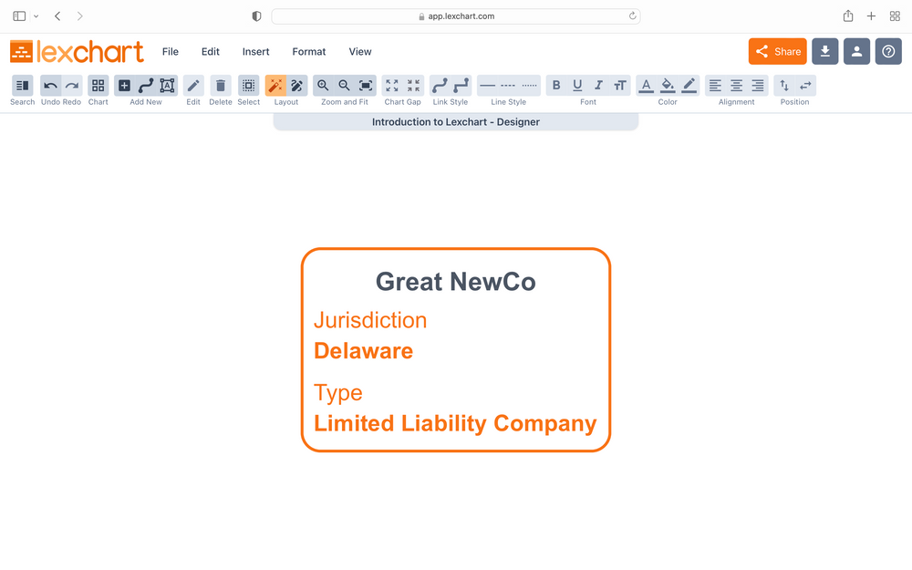 Lexchart Designer - Documentation