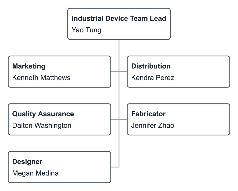 Team organizational structure charts